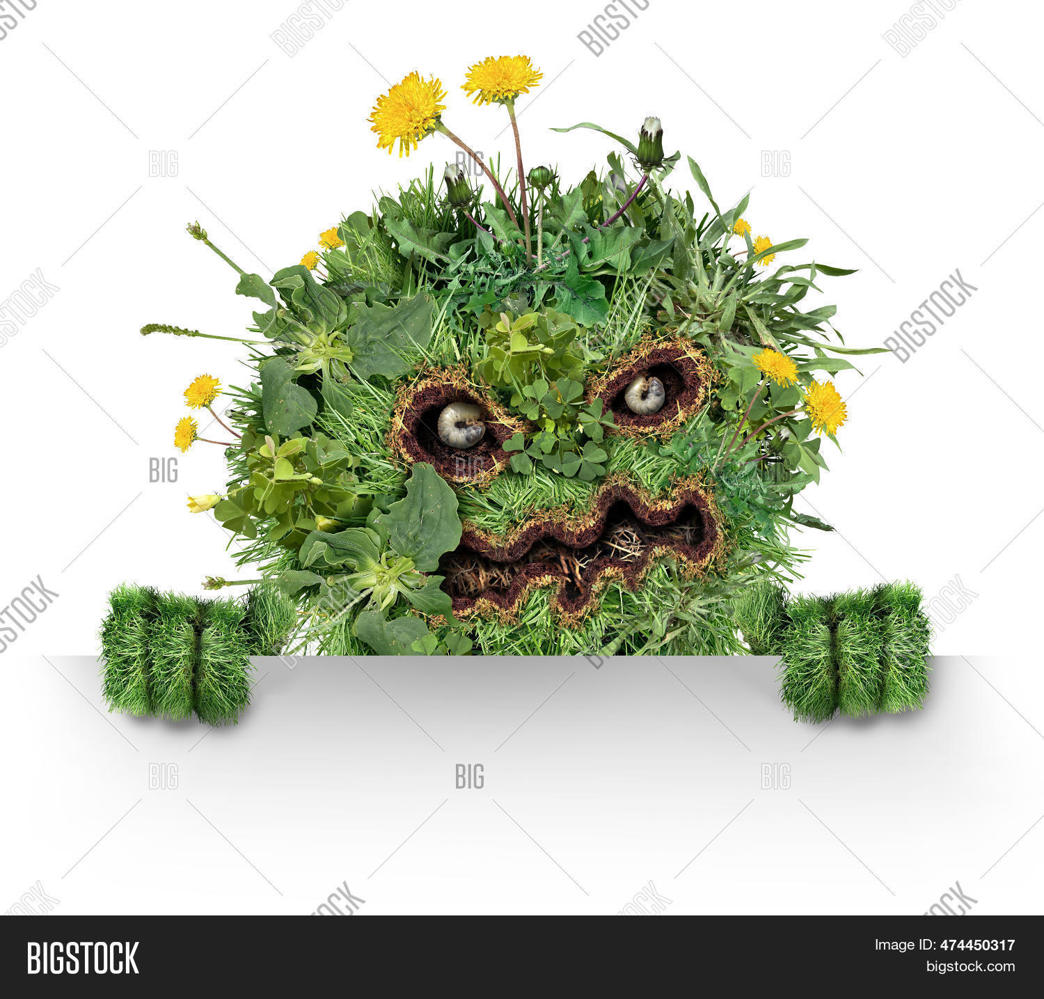 Lawn Weed Monster Image & Photo (Free Trial) | Bigstock
