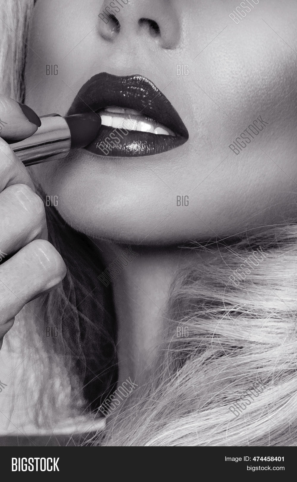 Sexy Model Red Lips Image & Photo (Free Trial) | Bigstock