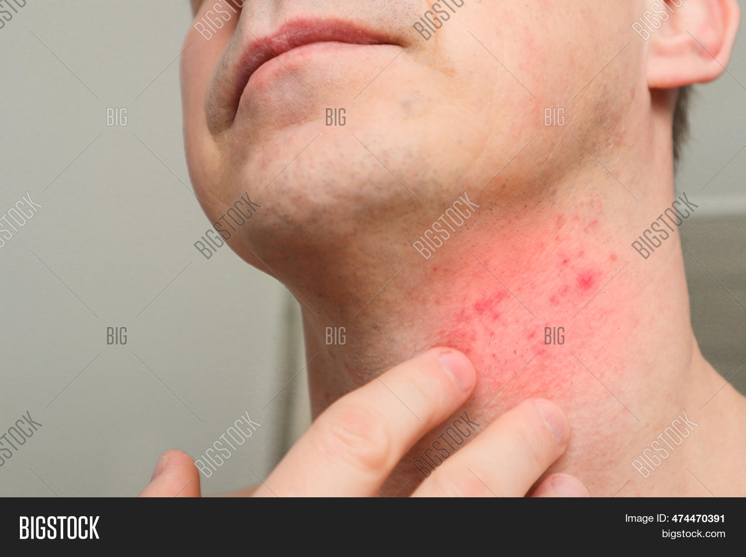 Man Shows Cut Image & Photo (Free Trial) | Bigstock