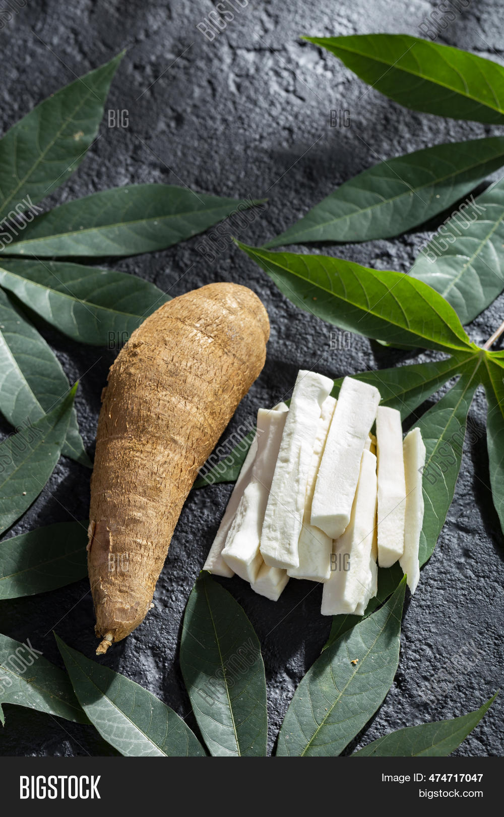 Pile Cassava Fruit Image & Photo (Free Trial) | Bigstock
