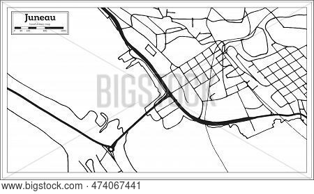Juneau Usa City Map Vector & Photo (Free Trial) | Bigstock