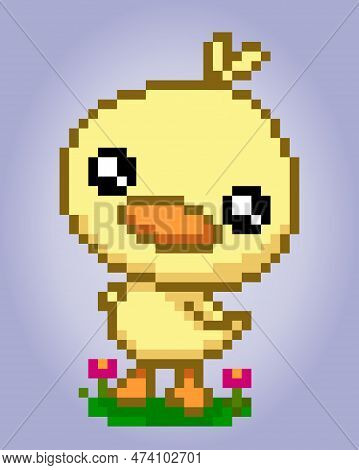 8 Bit Duck Pixels. Vector & Photo (Free Trial) | Bigstock