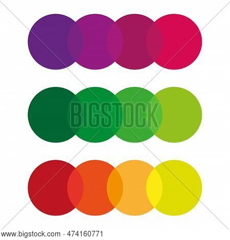 Colored Intersecting Vector & Photo (Free Trial) | Bigstock