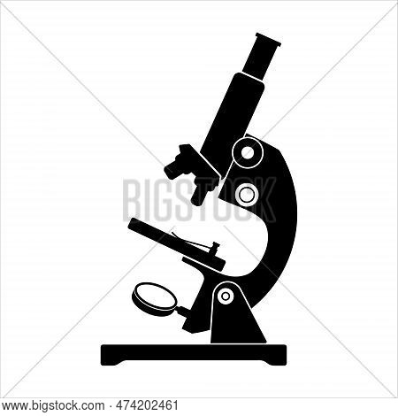 Simple Microscope Vector & Photo (Free Trial) | Bigstock