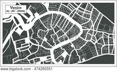 Venice Italy City Map Vector & Photo (Free Trial) | Bigstock