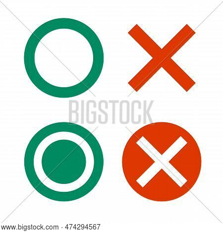 Set Circle Cross Vector & Photo (Free Trial) | Bigstock