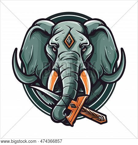 Elephant Mascot Logo Vector & Photo (Free Trial) | Bigstock