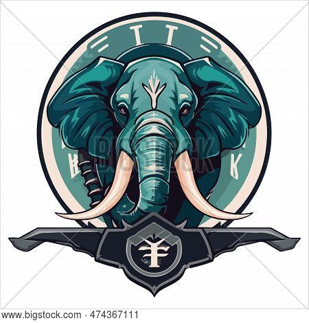 Elephant Mascot Logo Vector & Photo (Free Trial) | Bigstock