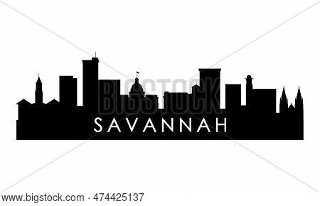 Savannah Skyline Vector & Photo (Free Trial) | Bigstock