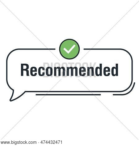 Recommended Banner Vector & Photo (Free Trial) | Bigstock