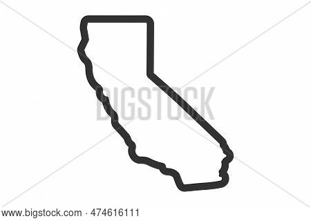 California Outline Vector & Photo (Free Trial) | Bigstock