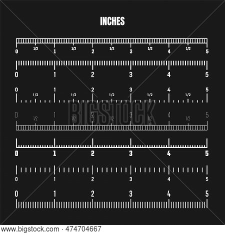 Realistic White Inch Vector & Photo (Free Trial) | Bigstock