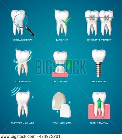 Teeth Treatment Vector & Photo (Free Trial) | Bigstock