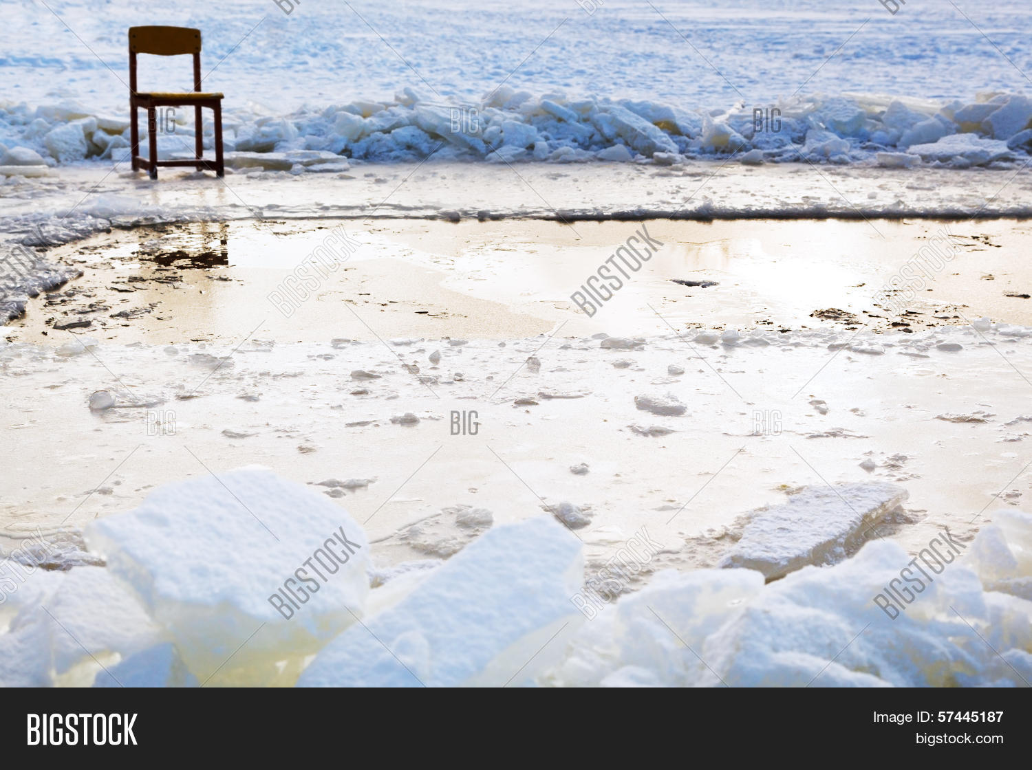 Icebound Chair Near Image & Photo (Free Trial) | Bigstock