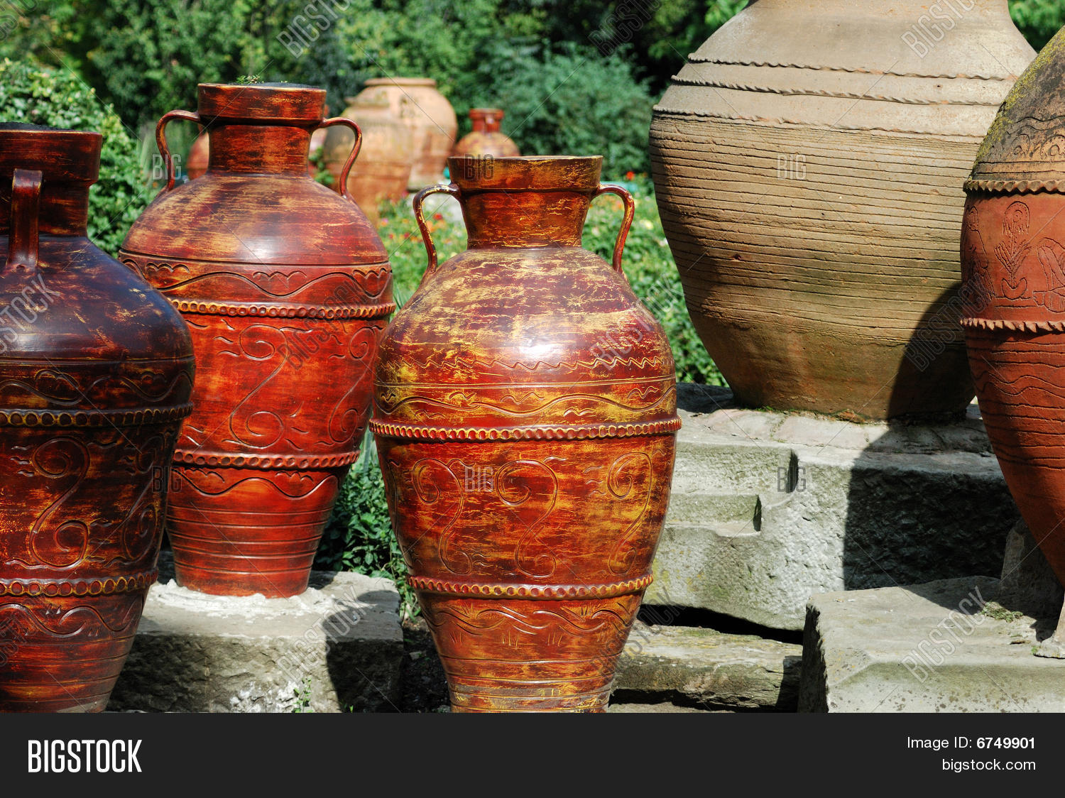 Large Clay Pots Image & Photo (Free Trial) | Bigstock