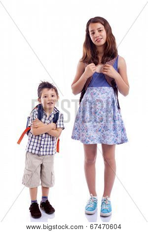 School Kids Standing Image & Photo (Free Trial) | Bigstock