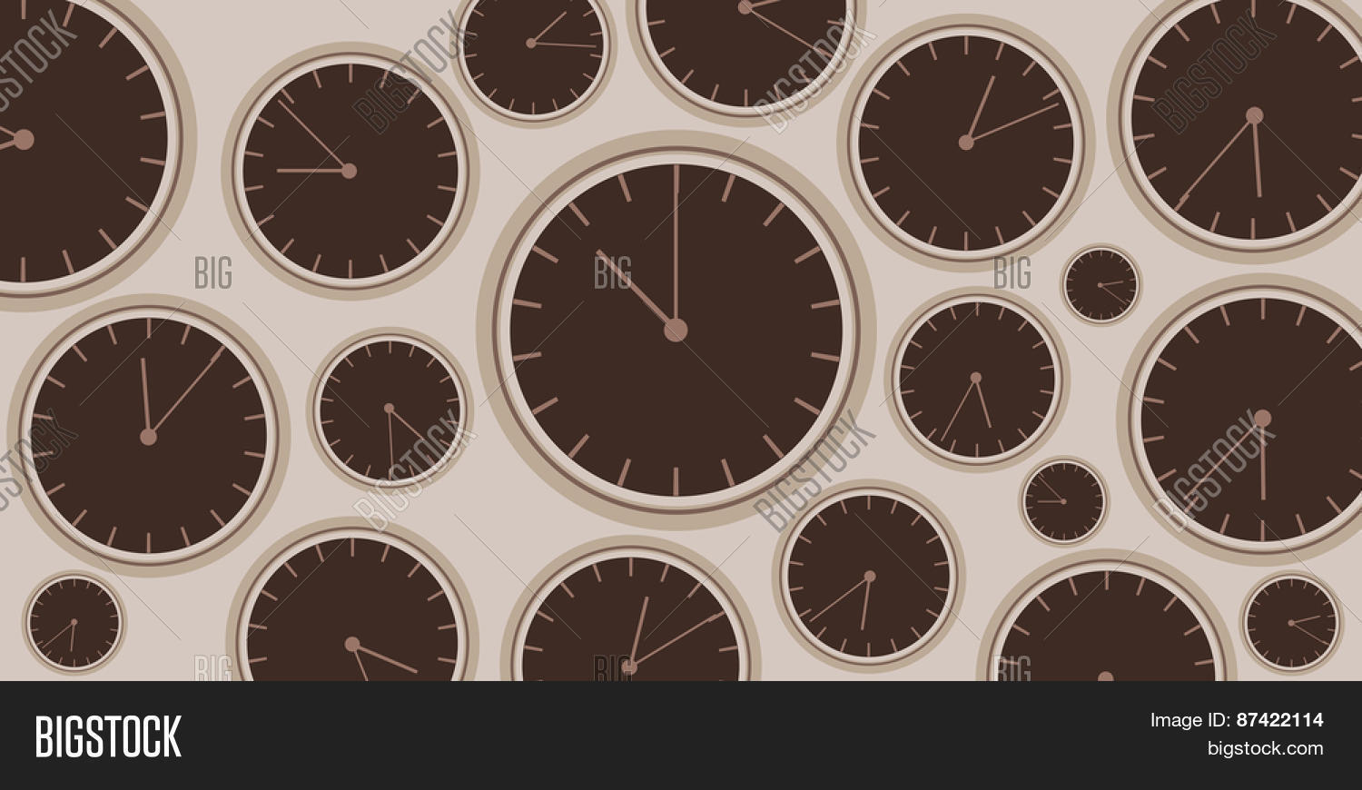 Clock Background Vector & Photo (Free Trial) | Bigstock