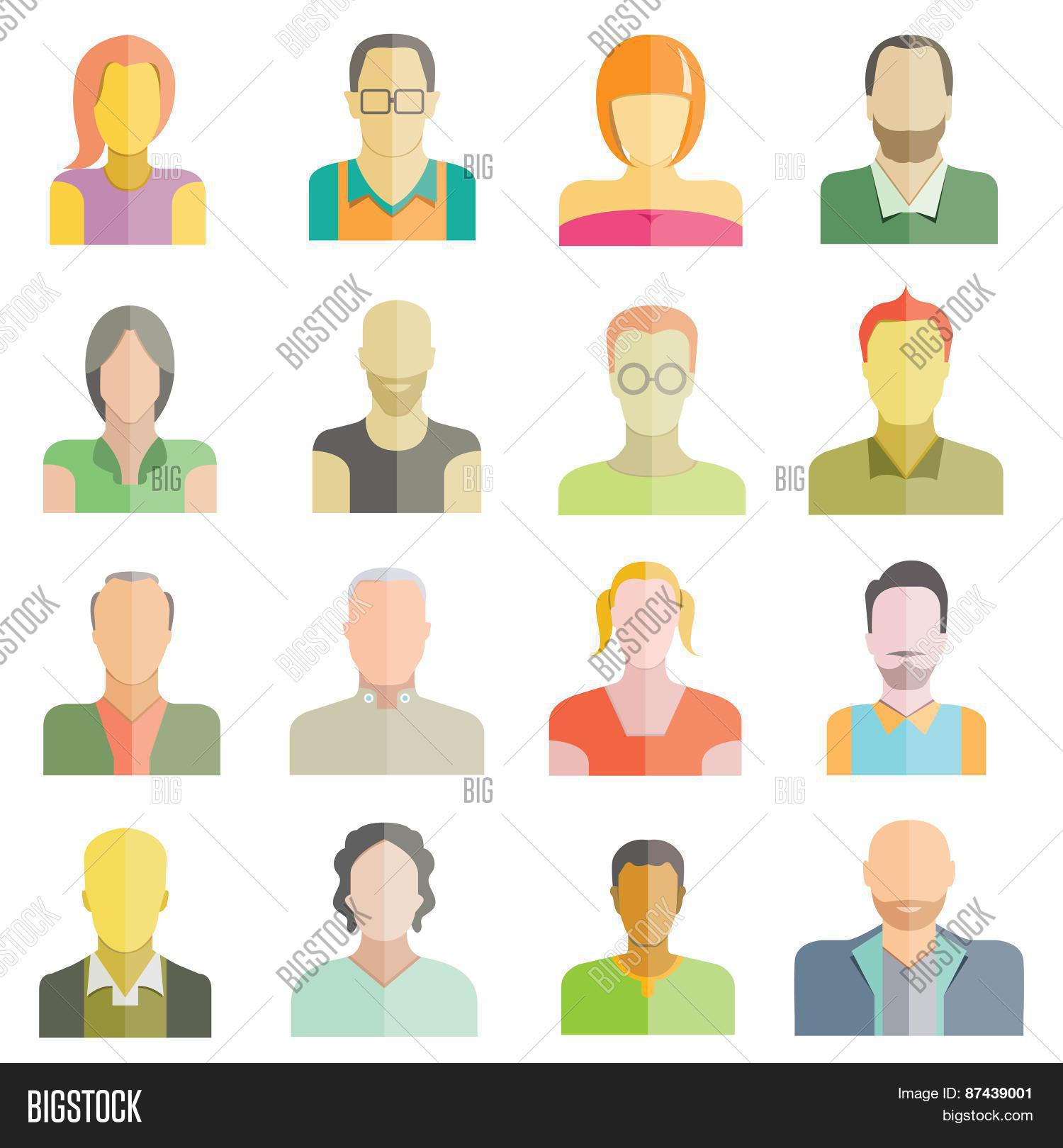People Icons Vector & Photo (Free Trial) | Bigstock