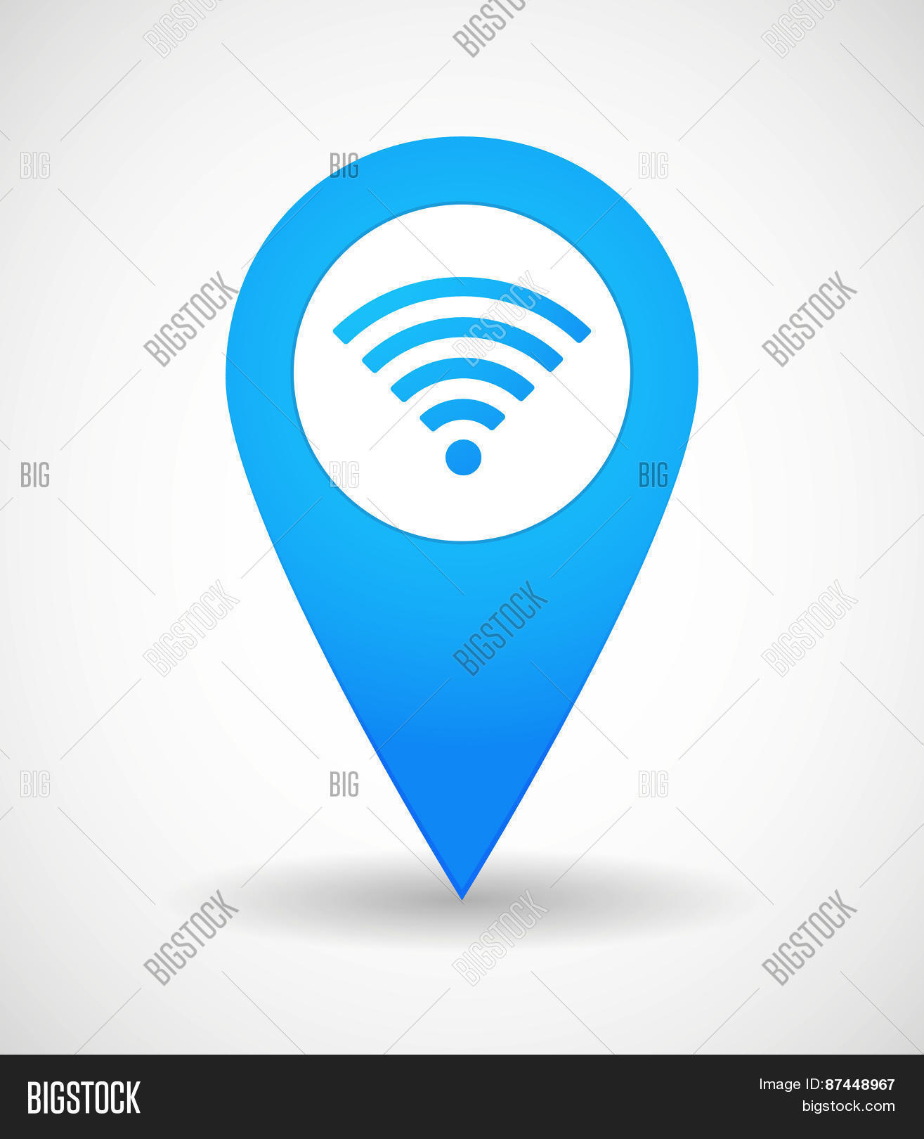 Map Mark Icon Radio Vector & Photo (Free Trial) | Bigstock
