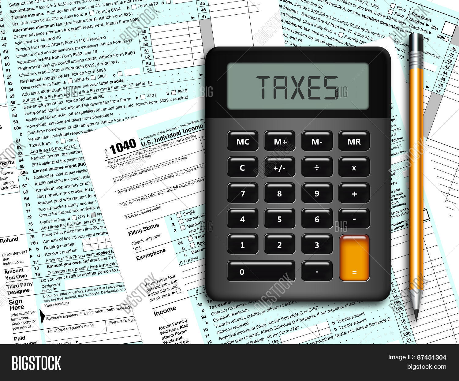 U.s. Individual Income Image & Photo (Free Trial) | Bigstock