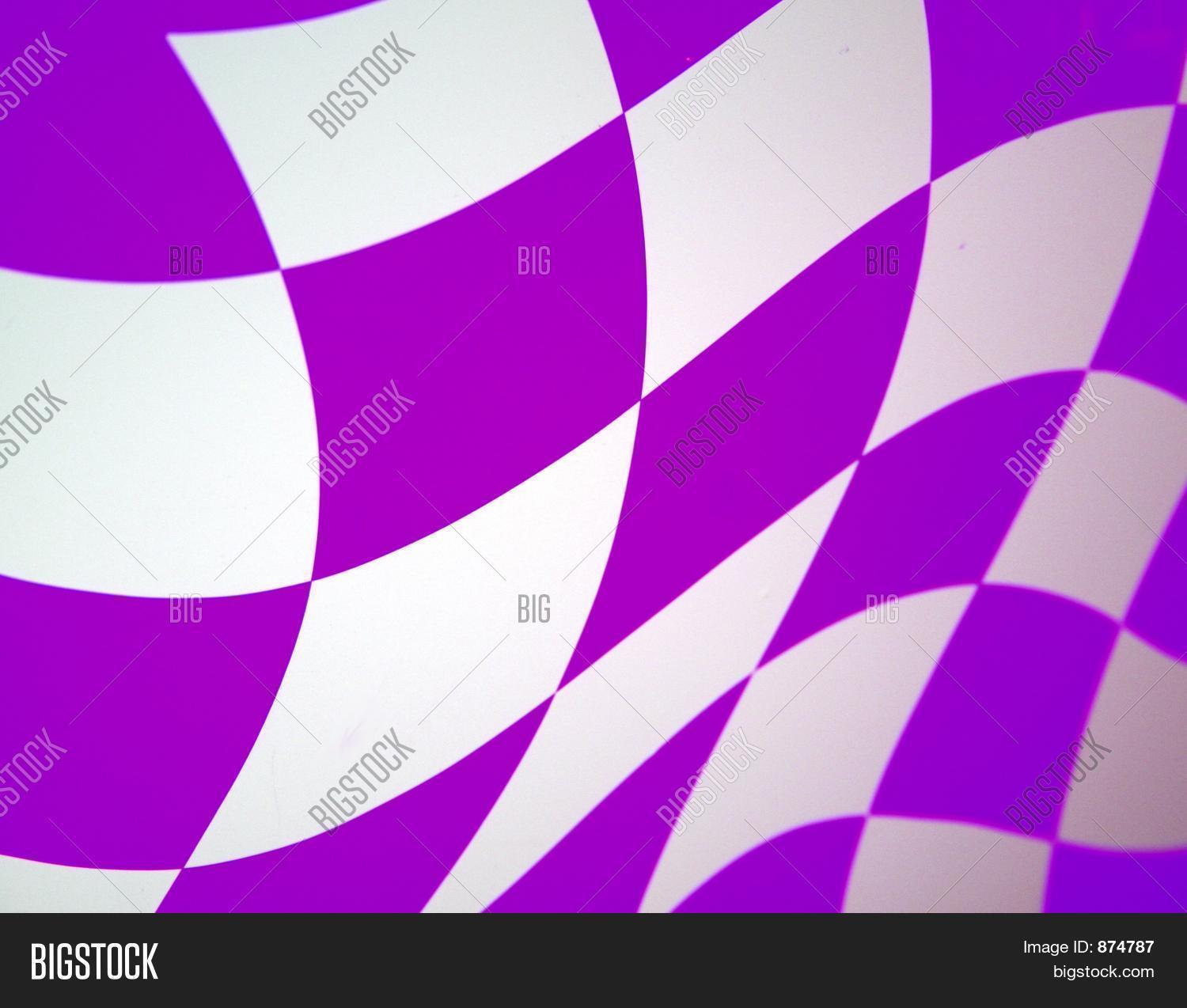 Purple Checkered Flag Image & Photo (Free Trial) | Bigstock