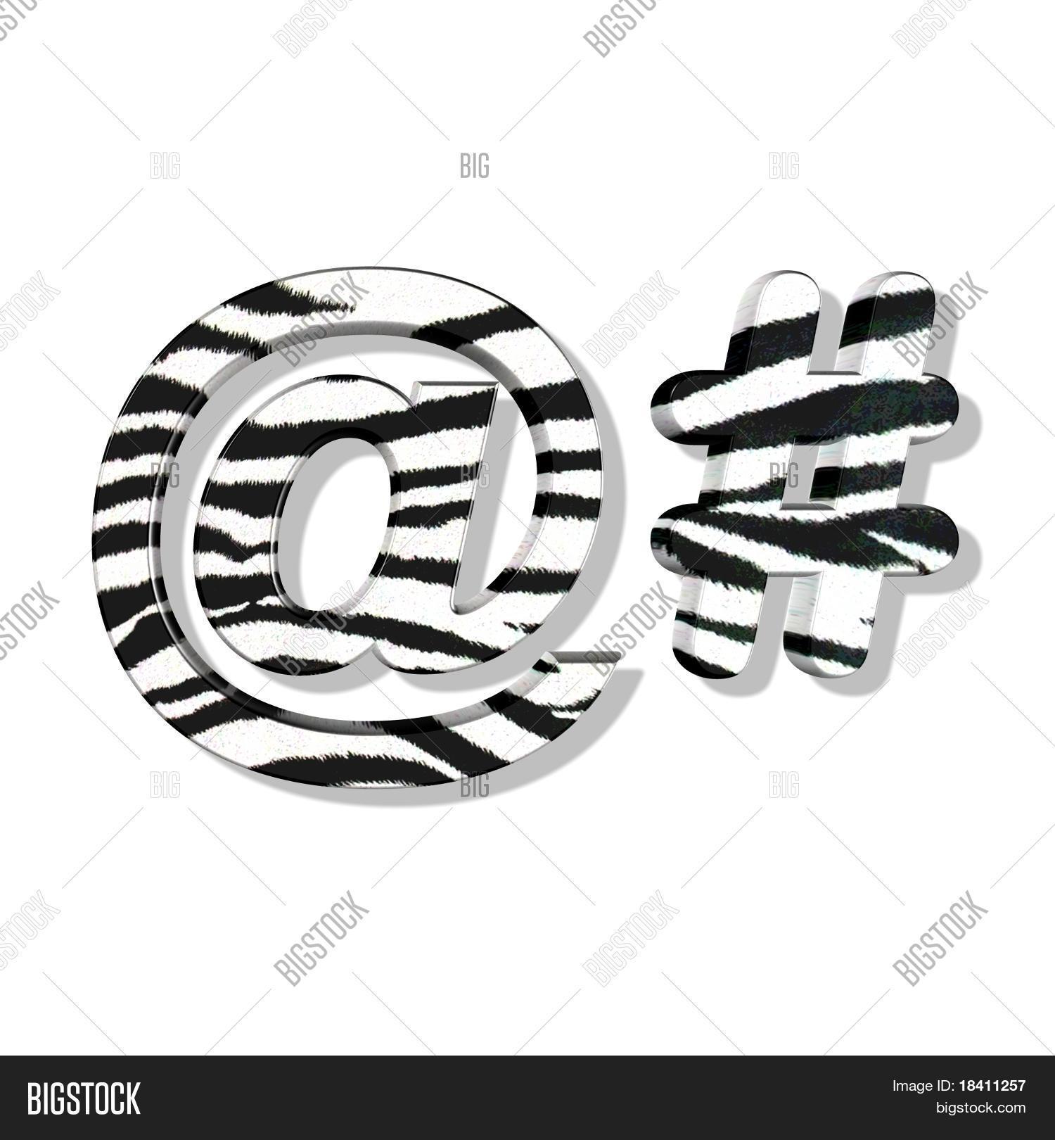 Zebra Font; Vol.2 Image & Photo (Free Trial) | Bigstock