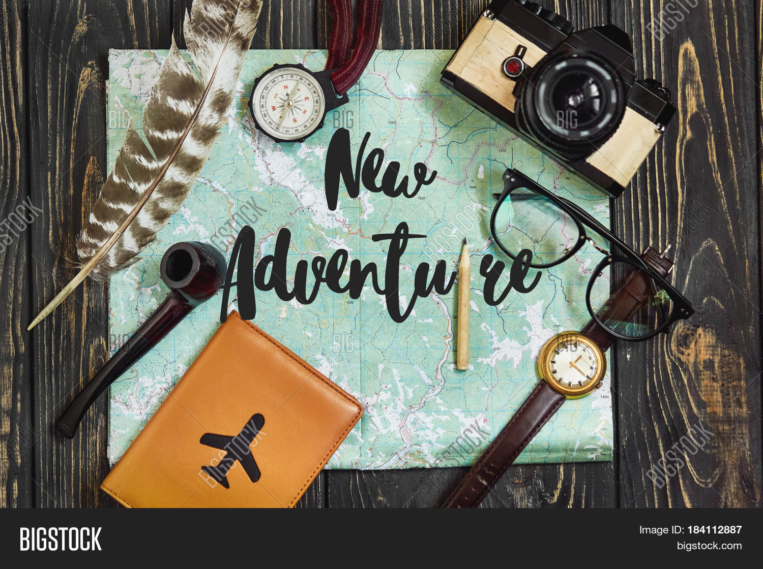 New Adventure Text Image & Photo (Free Trial) | Bigstock