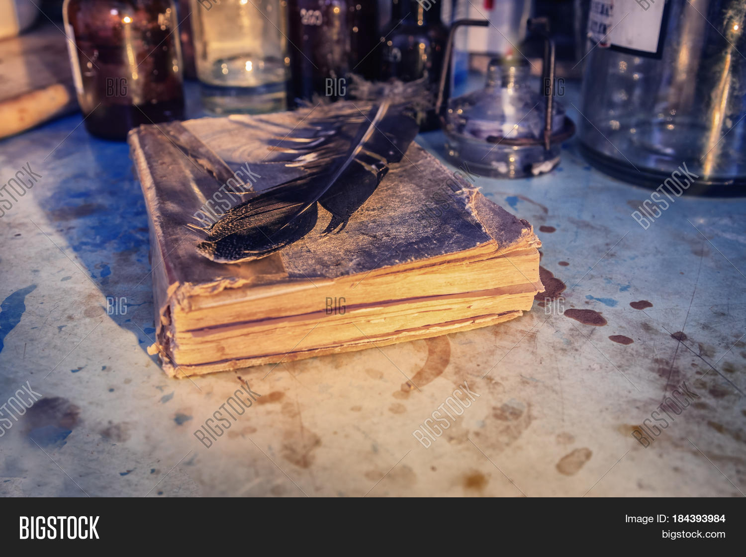 Old Lab. Table Image & Photo (Free Trial) | Bigstock