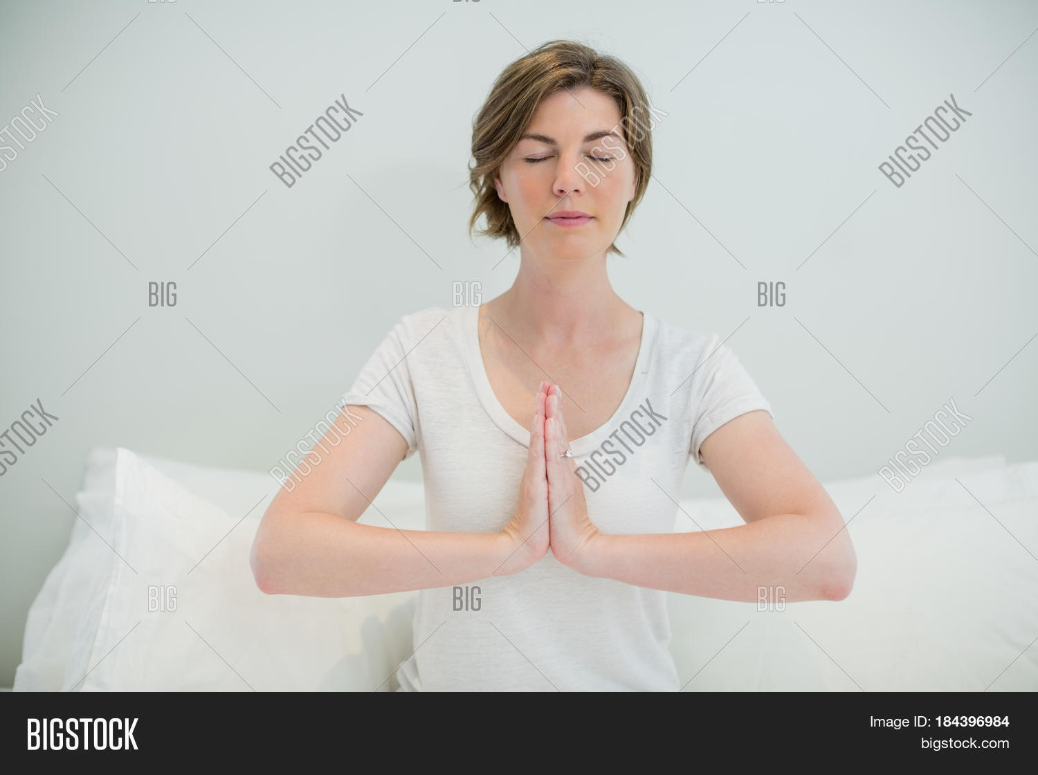 Woman Doing Meditation Image & Photo (Free Trial) | Bigstock