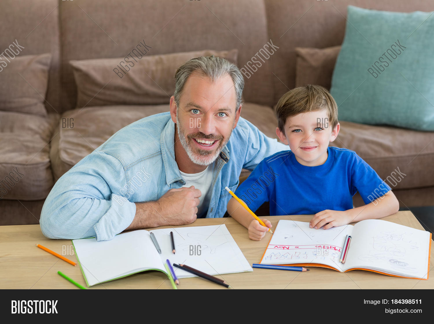 Father Helping His Son Image & Photo (Free Trial) | Bigstock