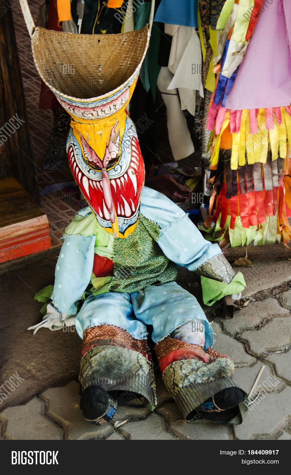 Mask Costume Phi Ta Image & Photo (Free Trial) | Bigstock