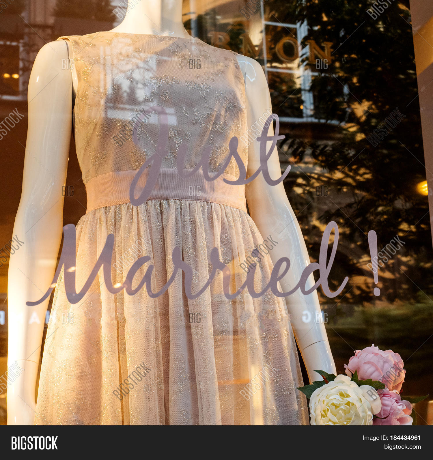 Just Married Tag On Image & Photo (Free Trial) | Bigstock