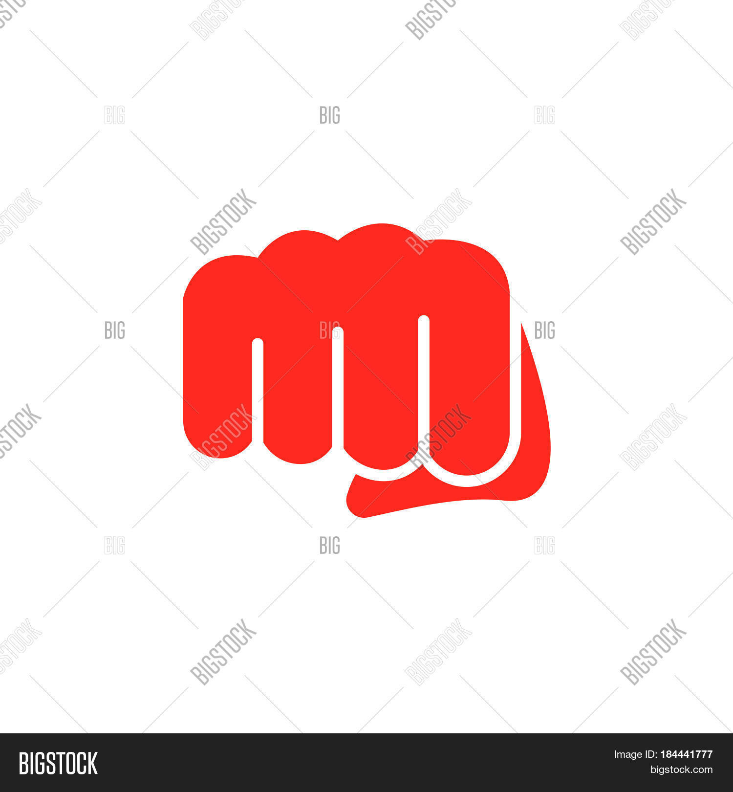 Fist Forward Punch Vector & Photo (Free Trial) | Bigstock