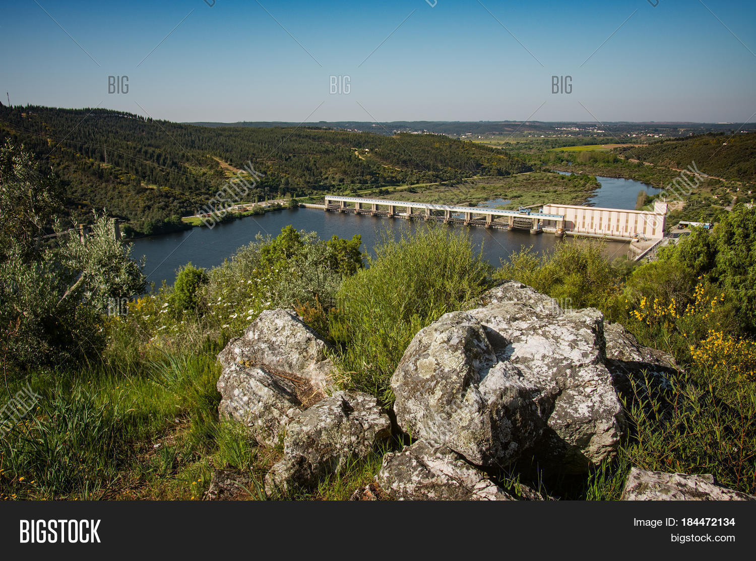 Landscape Tagus River Image & Photo (Free Trial) | Bigstock
