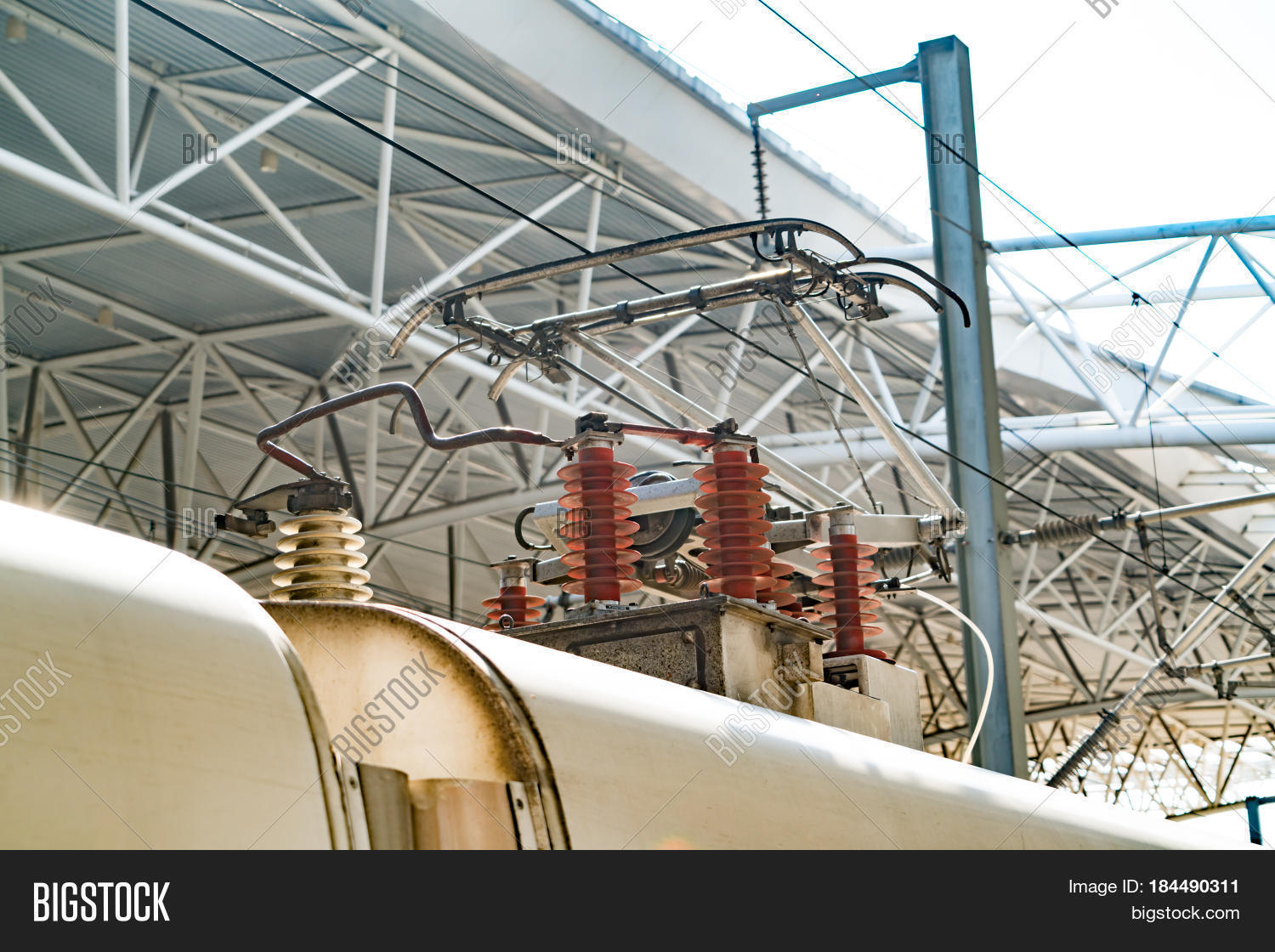 Electric Train Trolley Image & Photo (Free Trial) | Bigstock