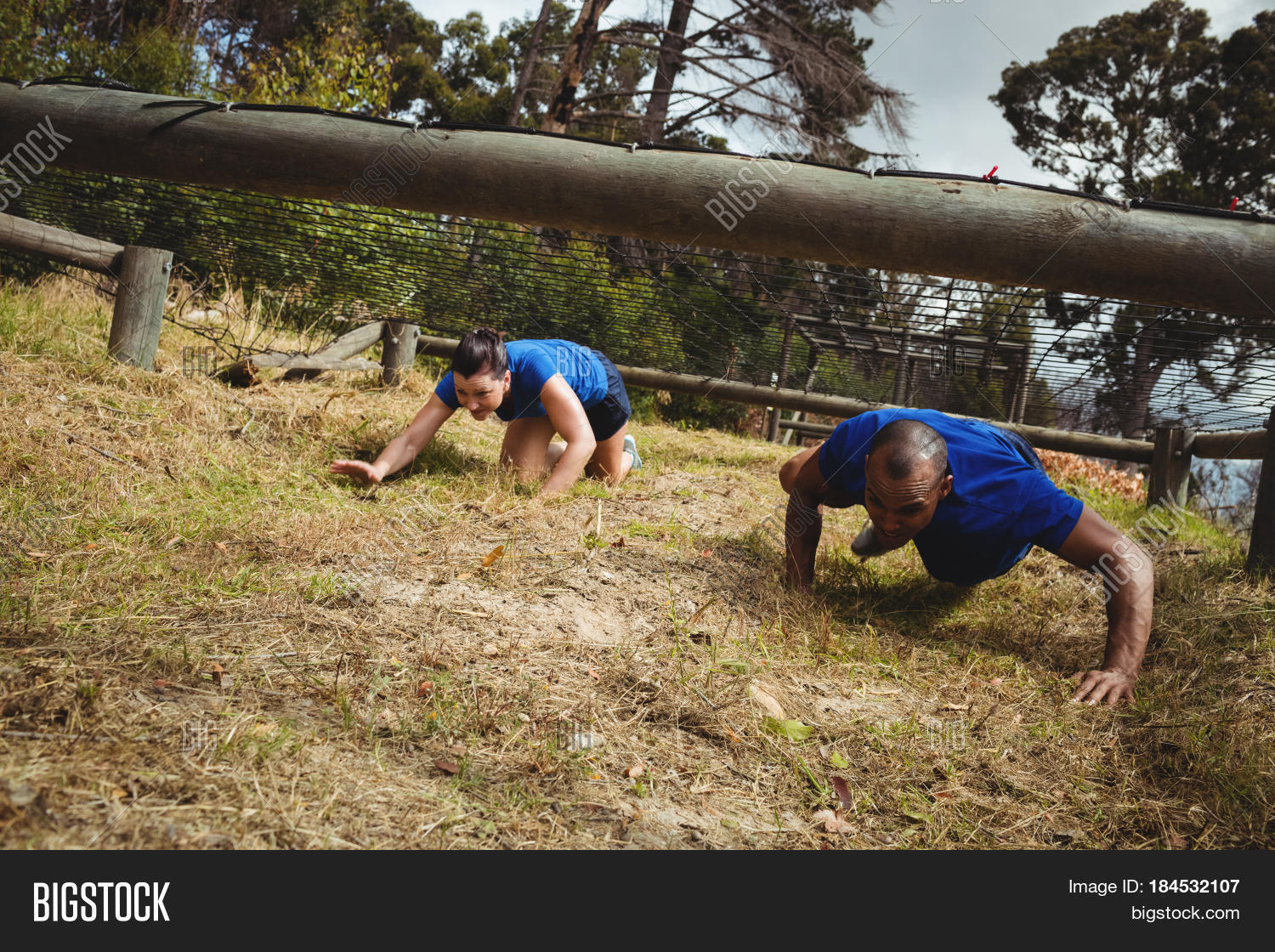 Fit People Crawling Image & Photo (Free Trial) | Bigstock