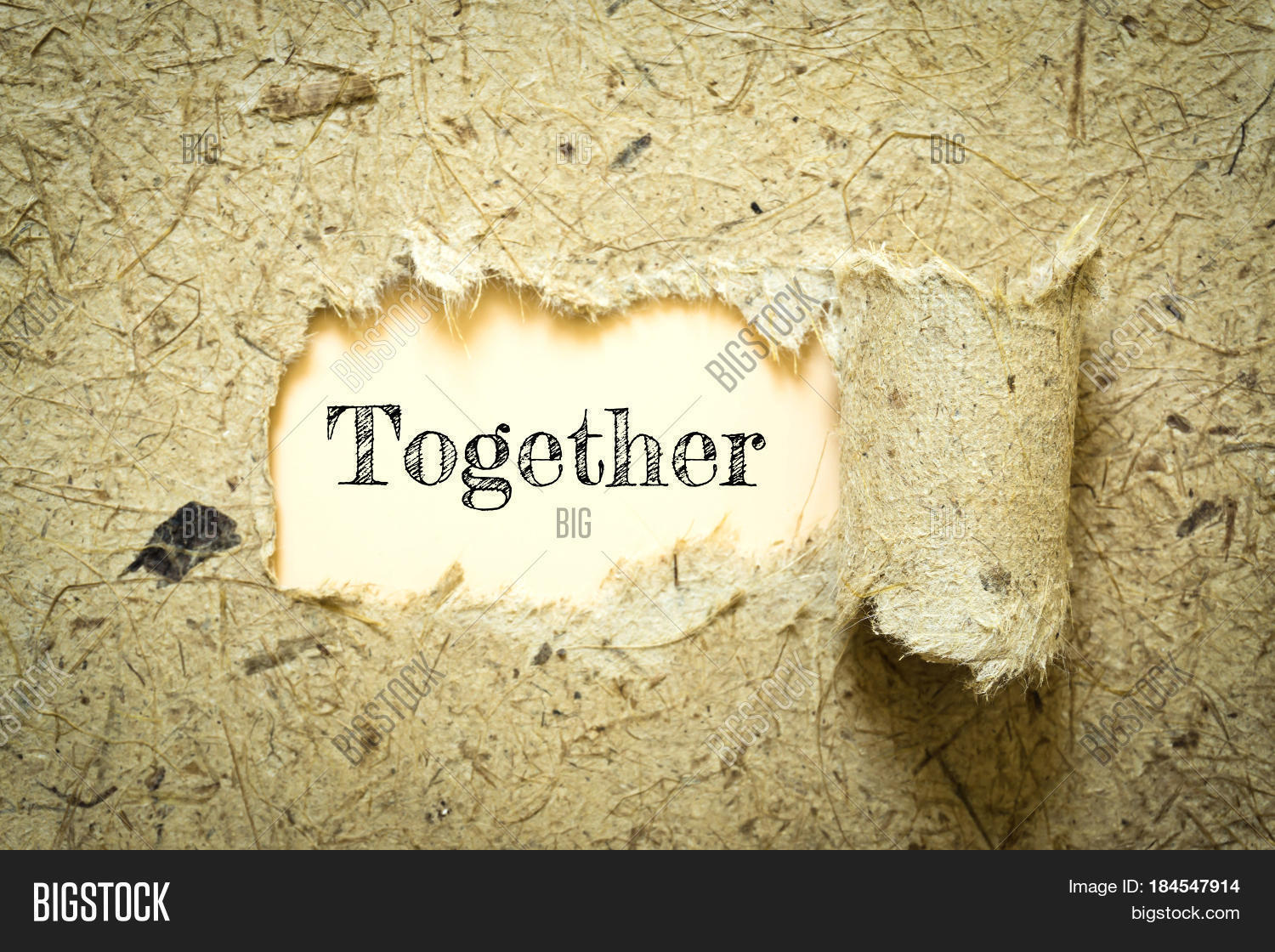 Text Together On Paper Image & Photo (Free Trial) | Bigstock