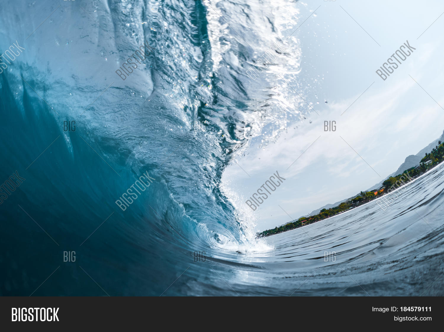 Blue Ocean Wave Image & Photo (Free Trial) | Bigstock