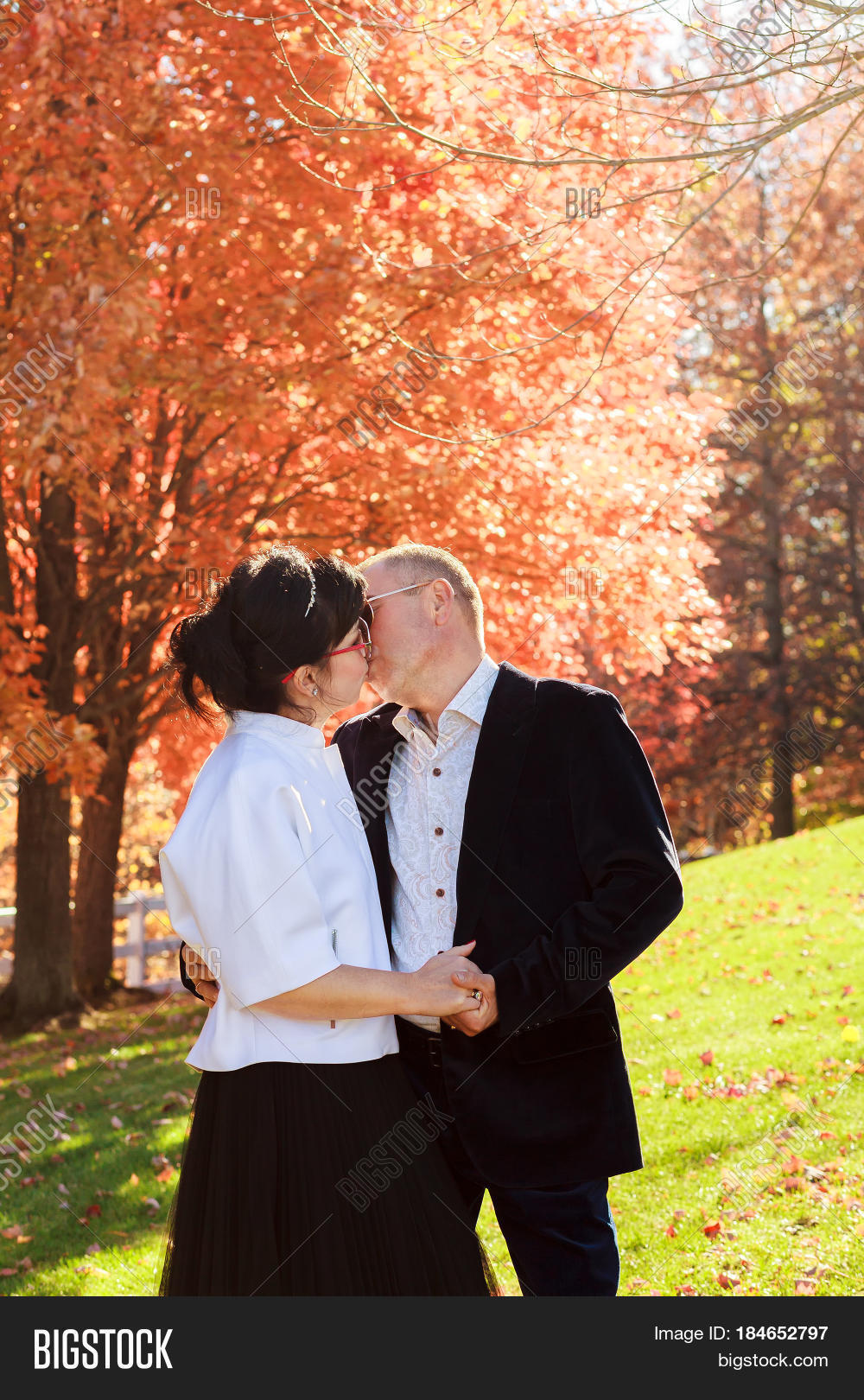 Autumn Couple Walking Image & Photo (Free Trial) | Bigstock