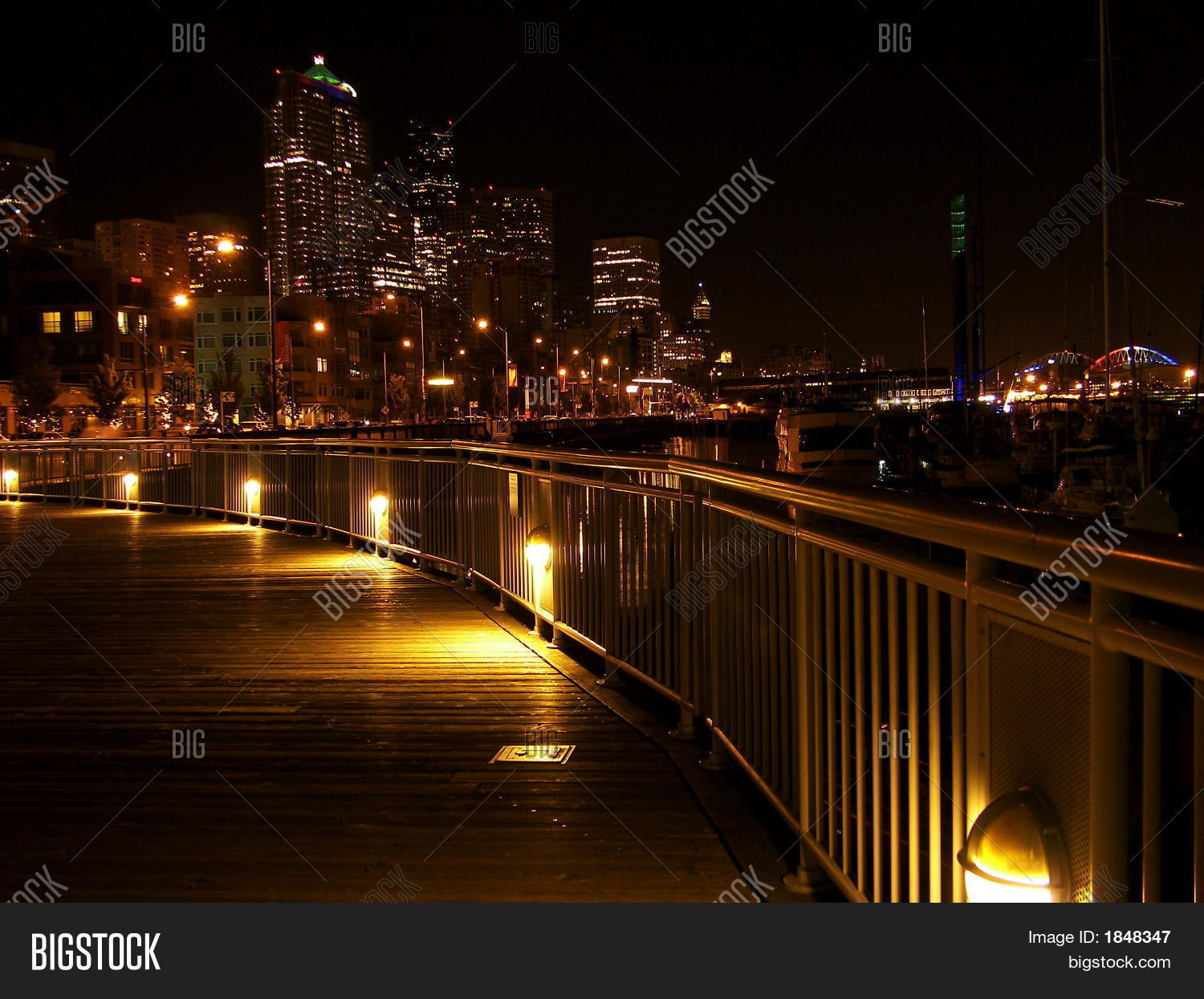 Seattle Night Image & Photo (Free Trial) | Bigstock