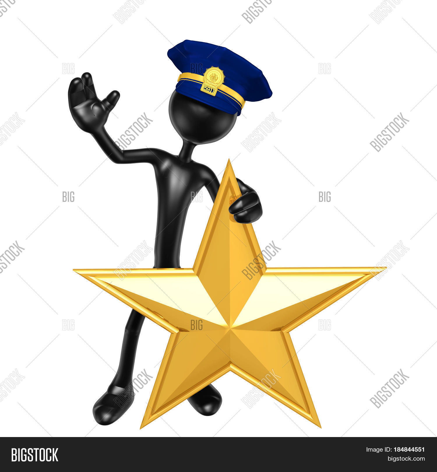 Police Officer Star Image & Photo (Free Trial) | Bigstock