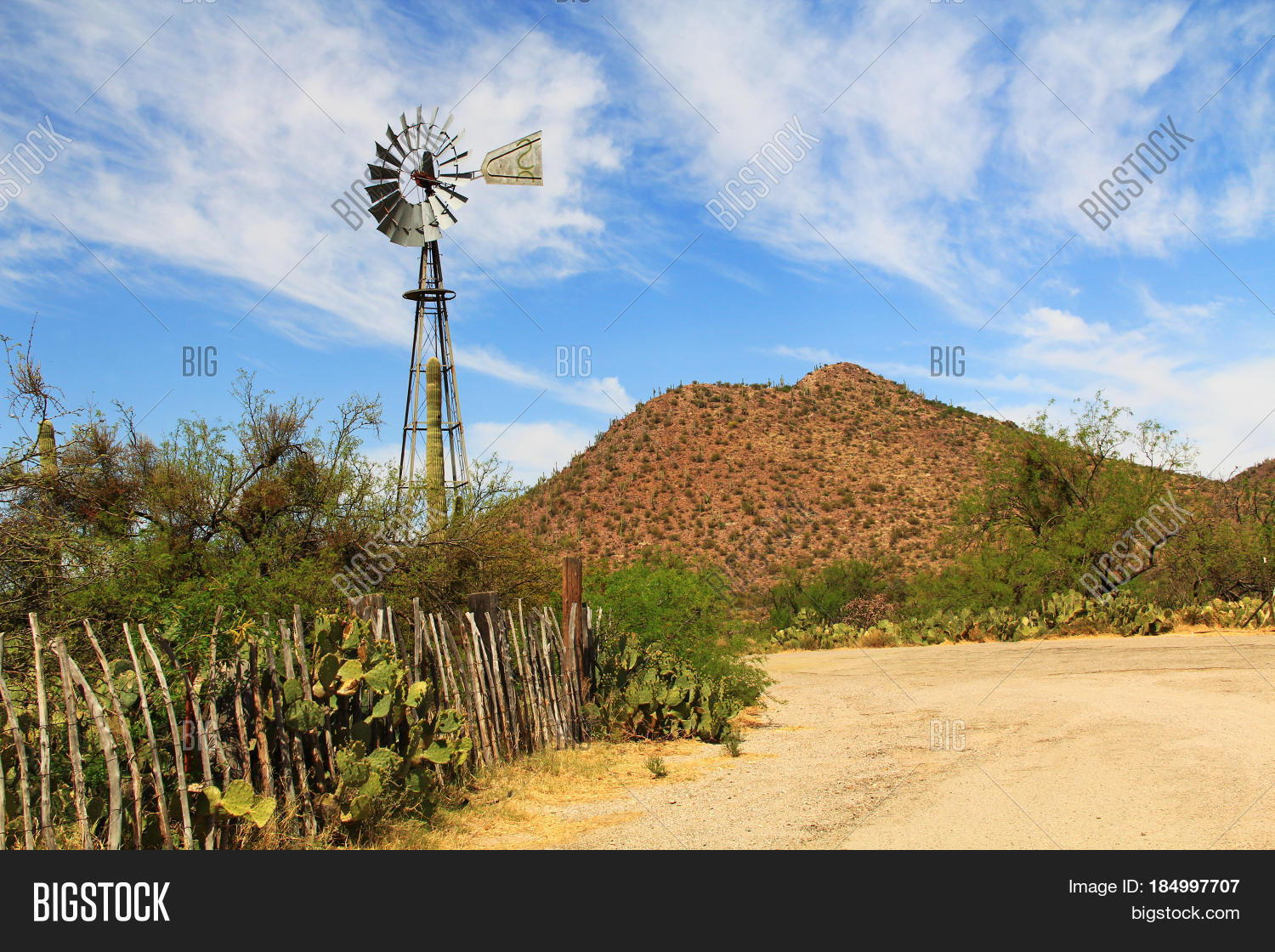 Windmill, Mountain Image & Photo (Free Trial) | Bigstock