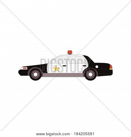 Police Car Icon Side Vector & Photo (Free Trial) | Bigstock