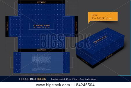 Tissue Box Template Vector & Photo (Free Trial) | Bigstock