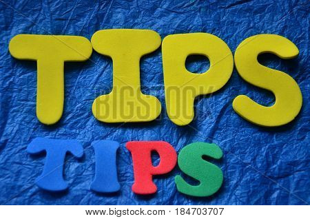 Word Tips On Abstract Image & Photo (Free Trial) | Bigstock