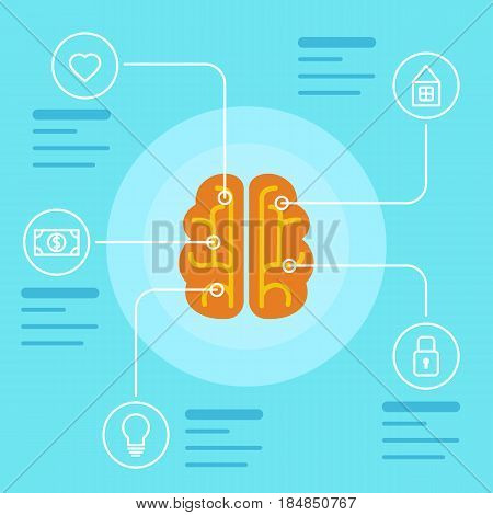 Brain Infographic Vector & Photo (Free Trial) | Bigstock