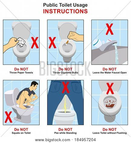 Public Toilet Usage Image & Photo (Free Trial) | Bigstock