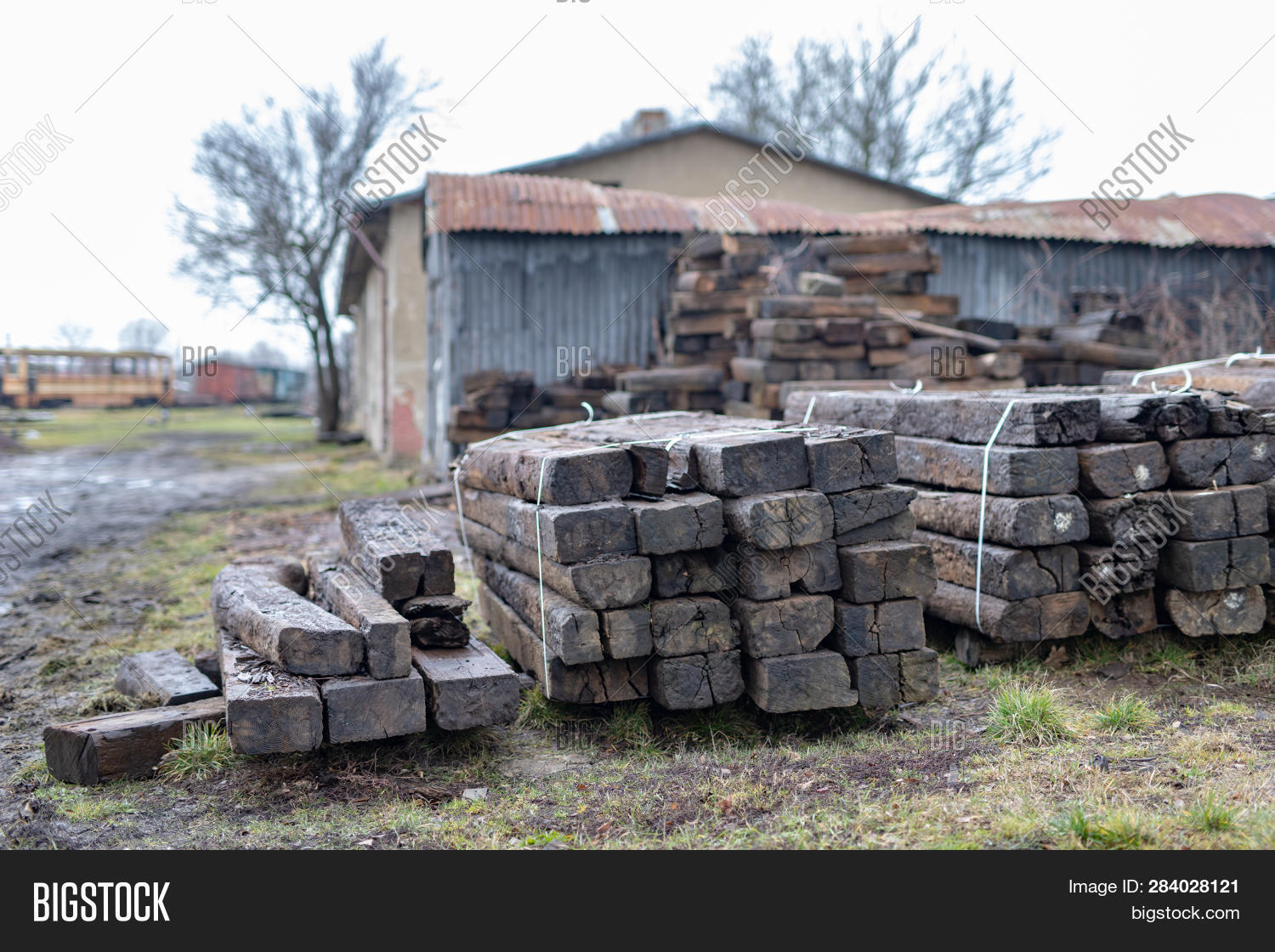 Old Wooden Railway Image & Photo (Free Trial) | Bigstock