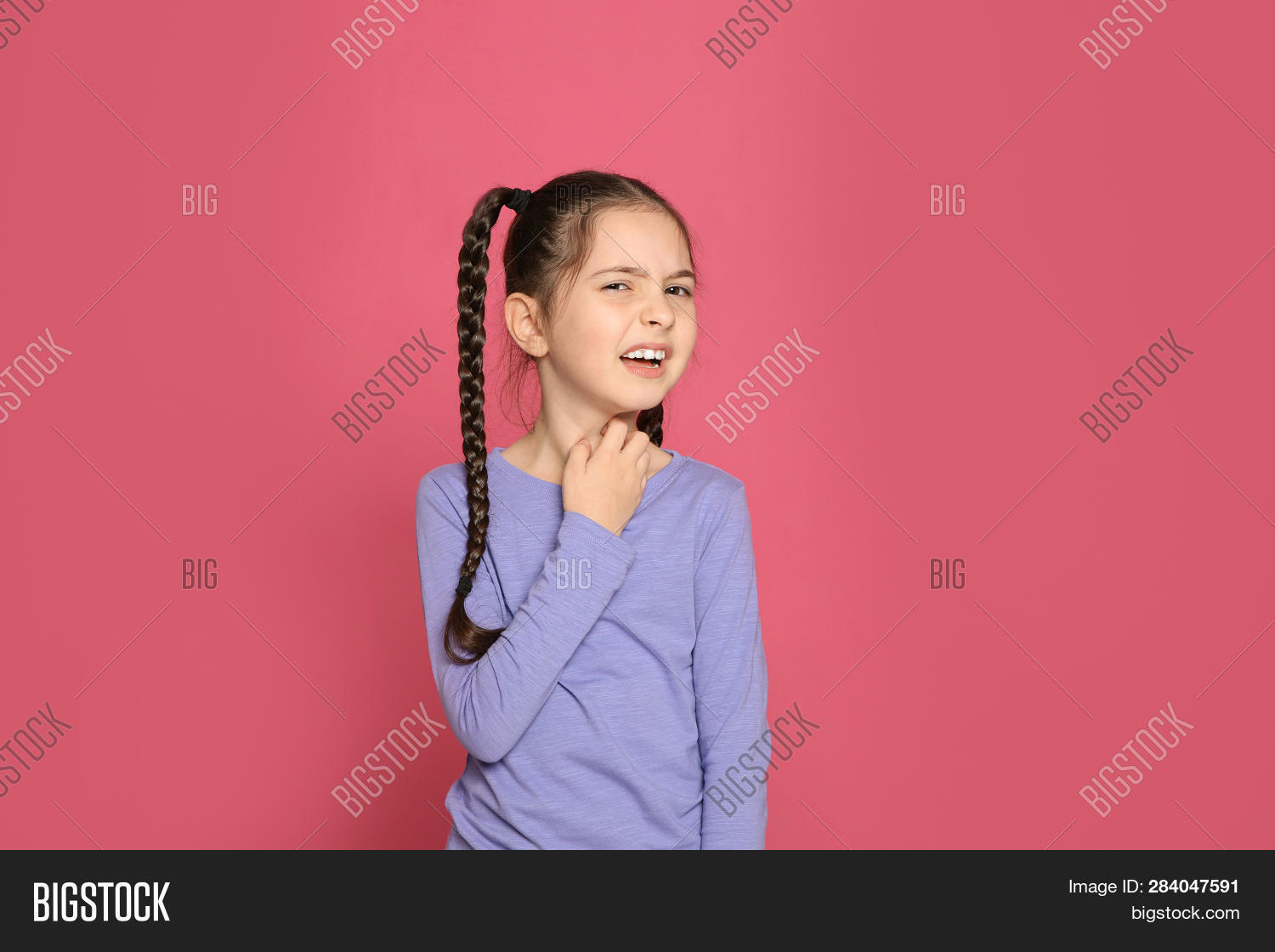 Little Girl Scratching Image & Photo (Free Trial) | Bigstock