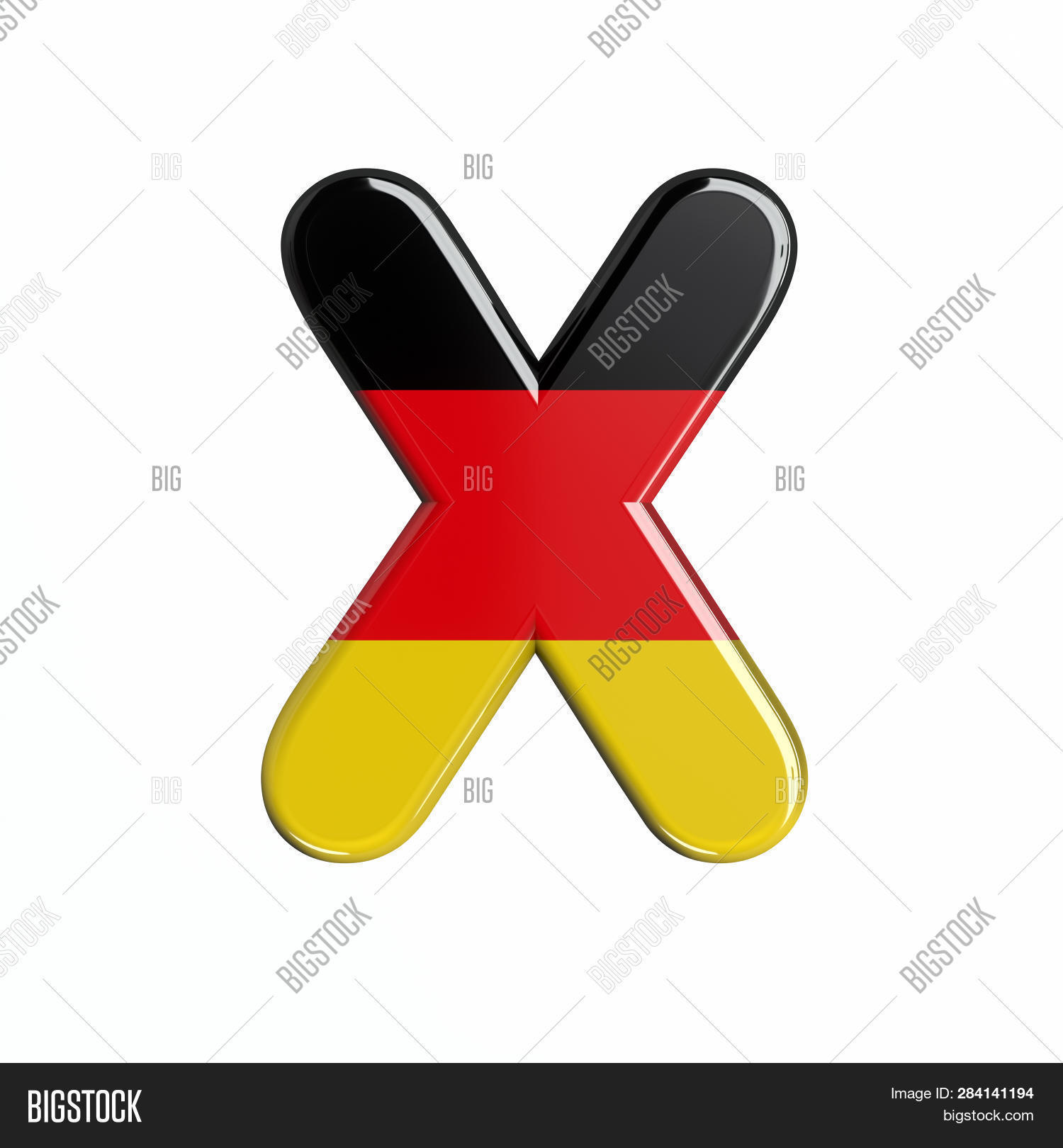 Germany Flag Letter X Image & Photo (Free Trial) | Bigstock